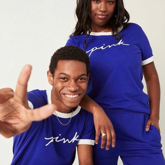 PINK Victoria's Secret | Tops | Nwt Victoria Secret Pink Campus Ringer ...